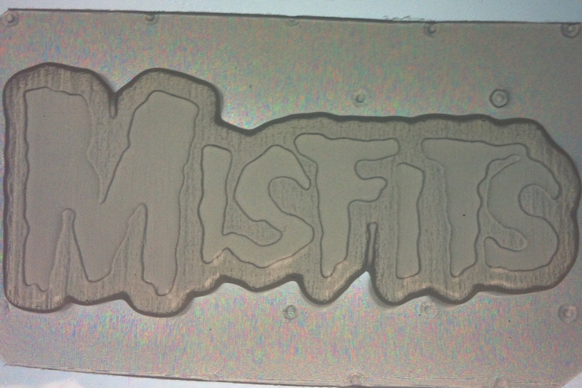 Resin Flexible Plastic Mold Misfit Word Mould - Etsy