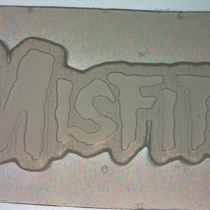 Resin Flexible Plastic Mold Misfit Word Mould - Etsy