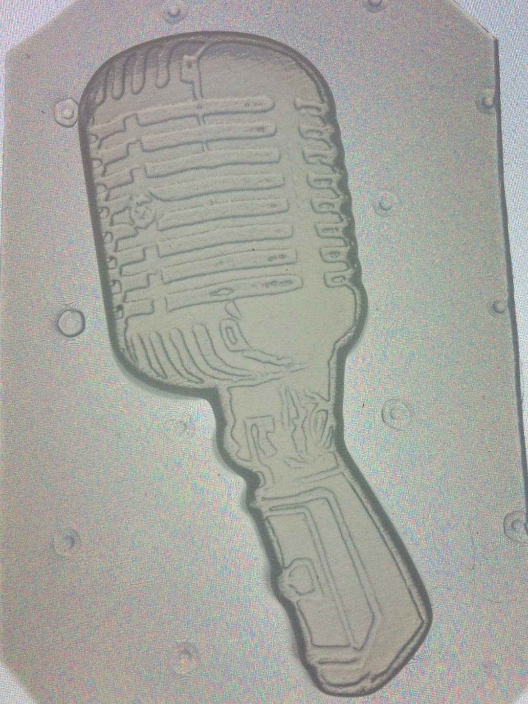 Old School Microphone Plastic Mold - Etsy