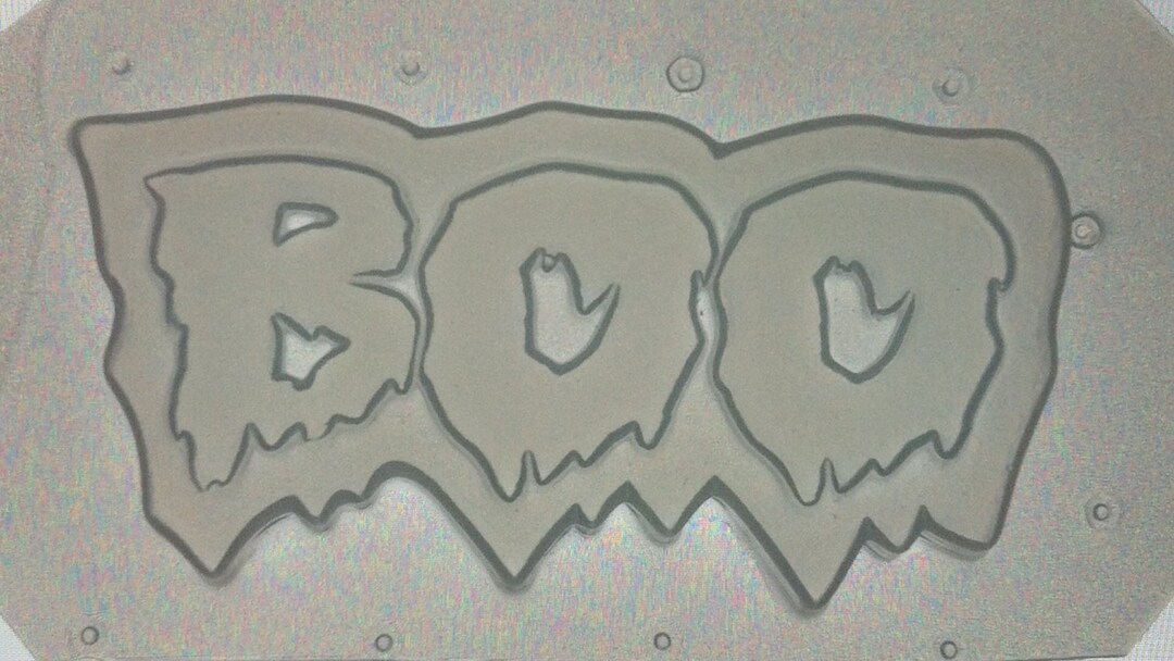 BOO Layered Word Plastic Mold - Etsy