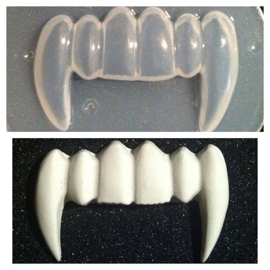 Resin Vampire Fangs Flexible Plastic Mold - Etsy