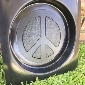 Peace Sign Symbol Stepping Stone Paver Stone Plastic Mold Concrete ...