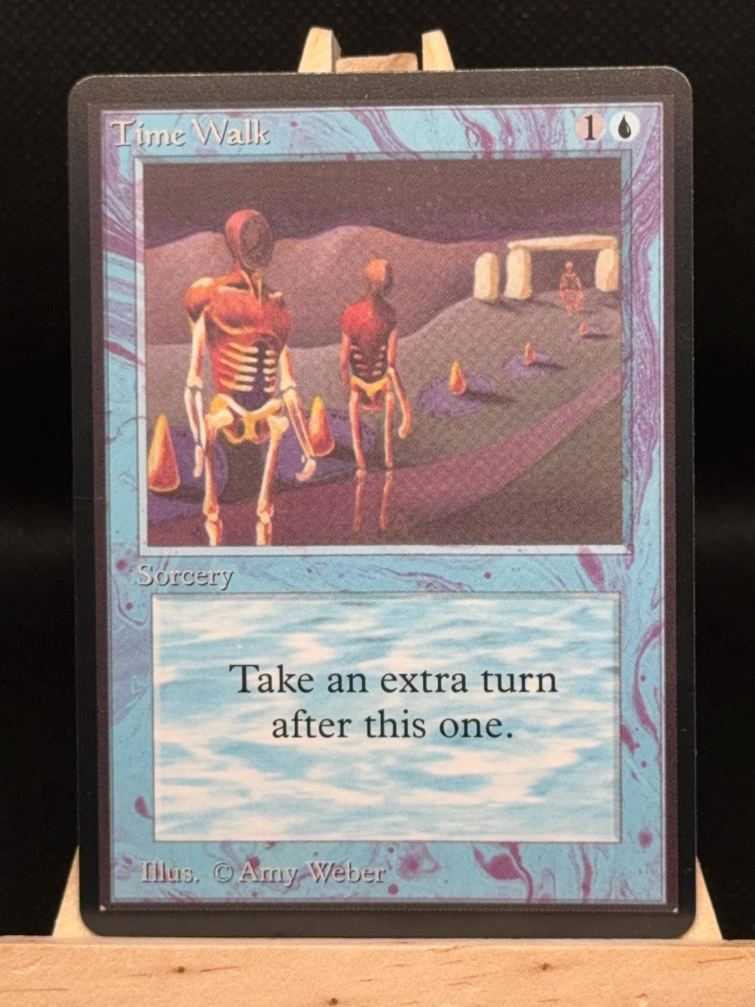 Custom Magic Time Walk Proxy – Handmade Collectible MTG Card – Vintage ...