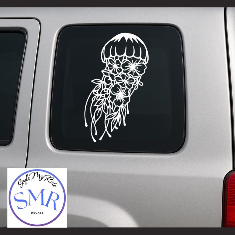 Jellyfish Car Decal - Etsy