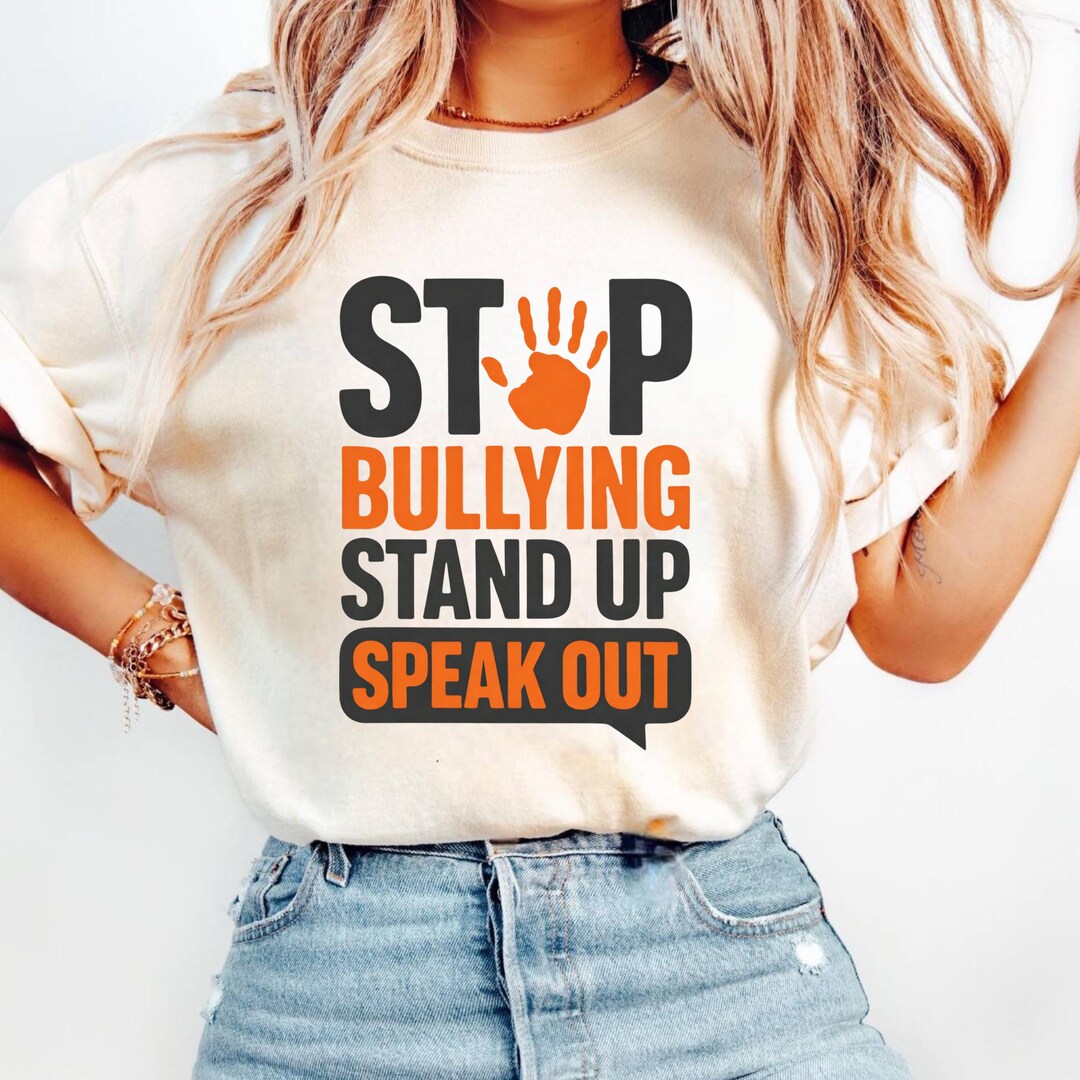Stop Bullying T-shirt, Stand up Speak Out, Awareness Shirt - Etsy