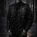 Gothic Varsity Jacket – Faux Leather Occult Streetwear Coat - Etsy