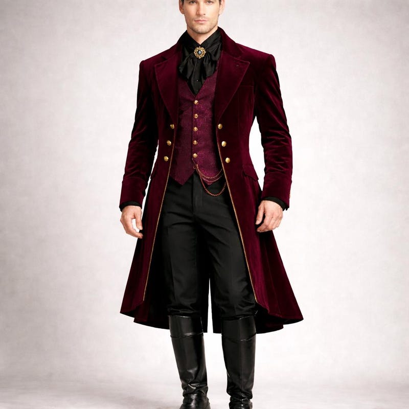 Gothic Men Suits - Etsy - Page 3