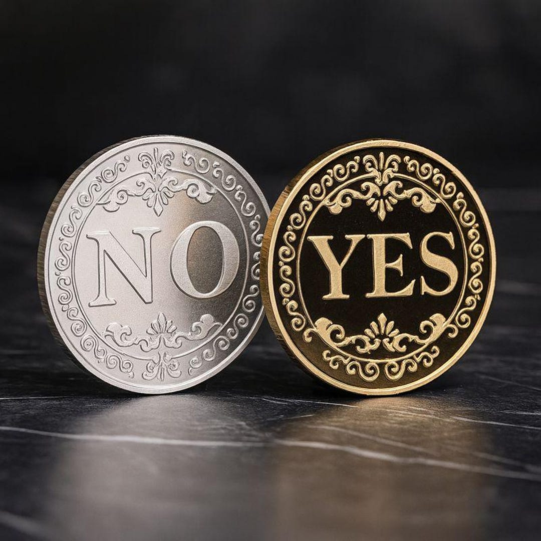 Titanium EDC Decision Coin - Etsy