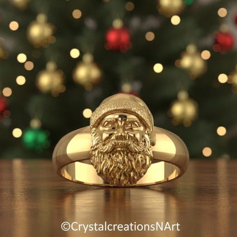 Custom Santa Ring - Etsy UK