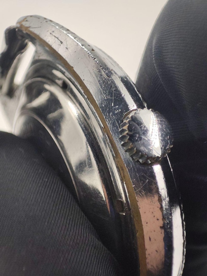 USSR Moonface Date Watch Slava 21 Ruby Stones and Self-winding + USSR ...