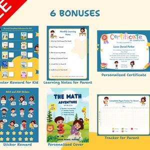 Pre-k Full Year Worksheet Bundle, Printable Pre-school Learning Tools ...