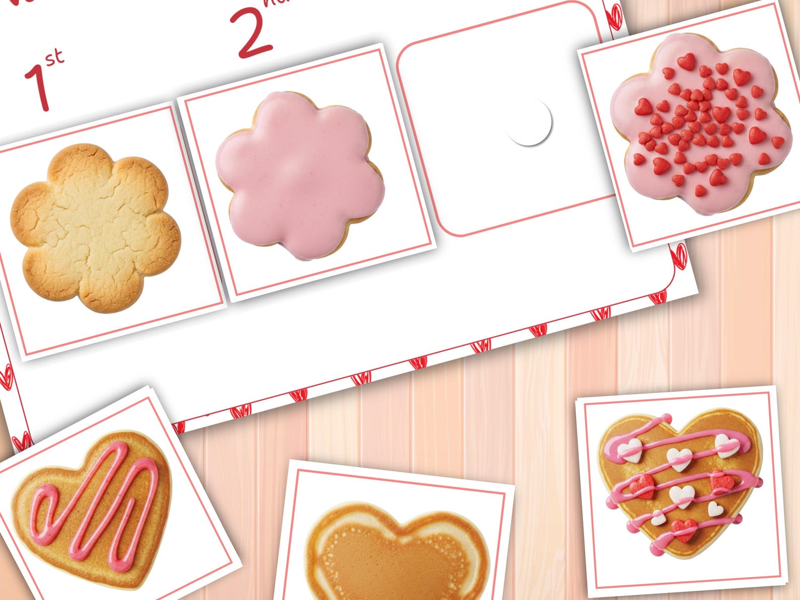Valentine Sequencing Activity | Preschool Cut & Paste Worksheet (PDF ...