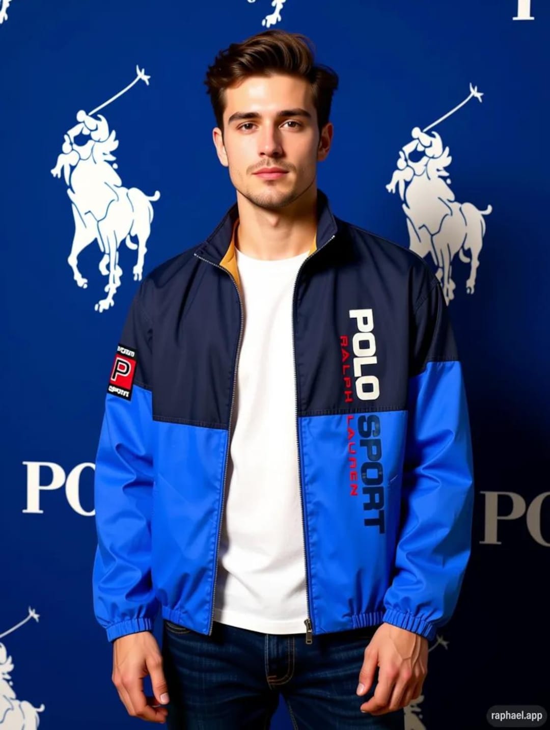 Polo Ralph Lauren Bomber Jacket Sport Size Xl Mens 54it 56it Cotton ...