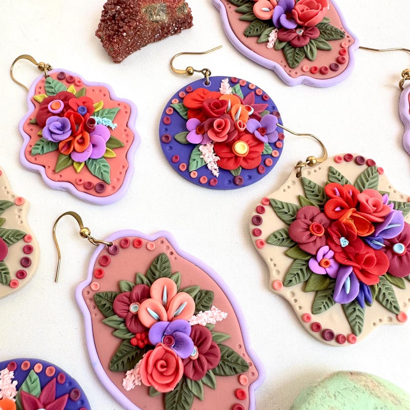 Handmade Polymer Clay Jewelry - Etsy