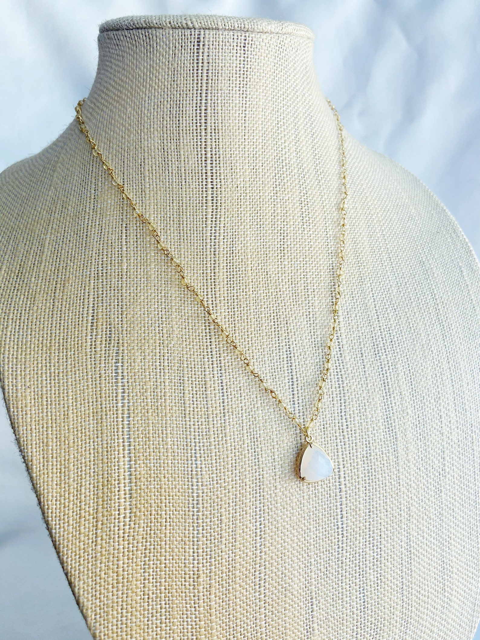 Gemstone and Vintage Charm Neck Mess, Semiprecious Stone Necklaces ...