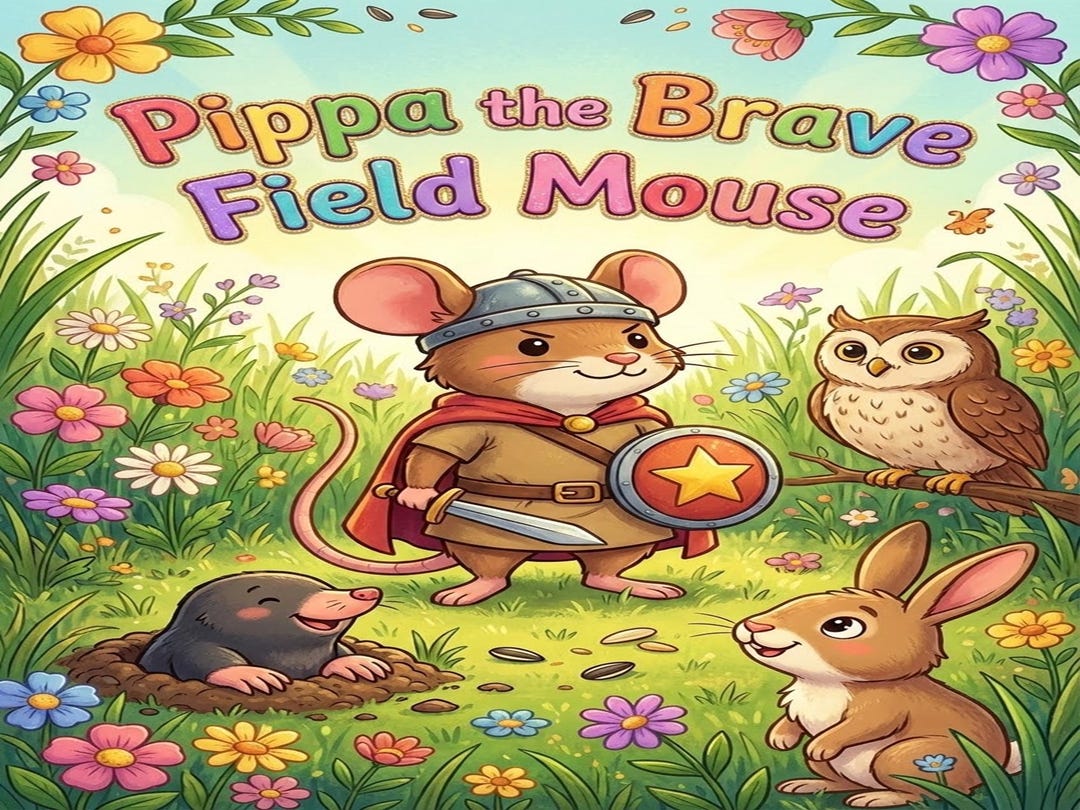 Pippa the Brave Field Mouse | Cute Animal Adventure | Printable ...