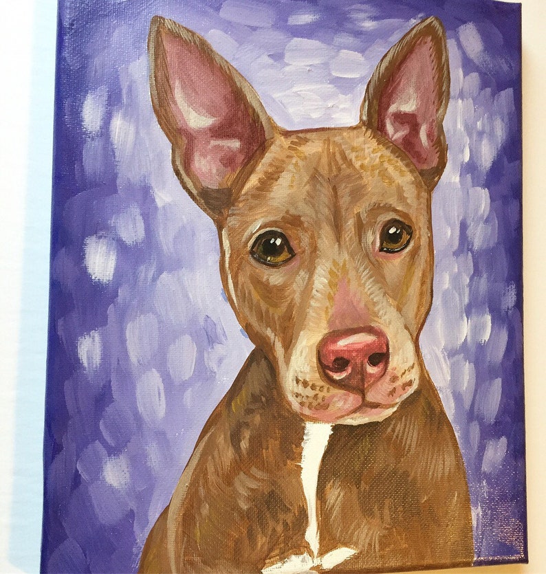 8x10 Custom Dog Portrait / Custom Pet Portrait 1 Pet | Etsy