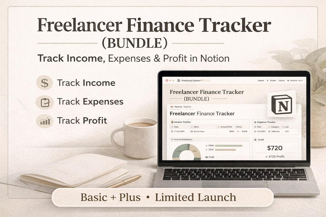 Freelancer Finance Tracker – Track Income, Expenses & Real Profit ...