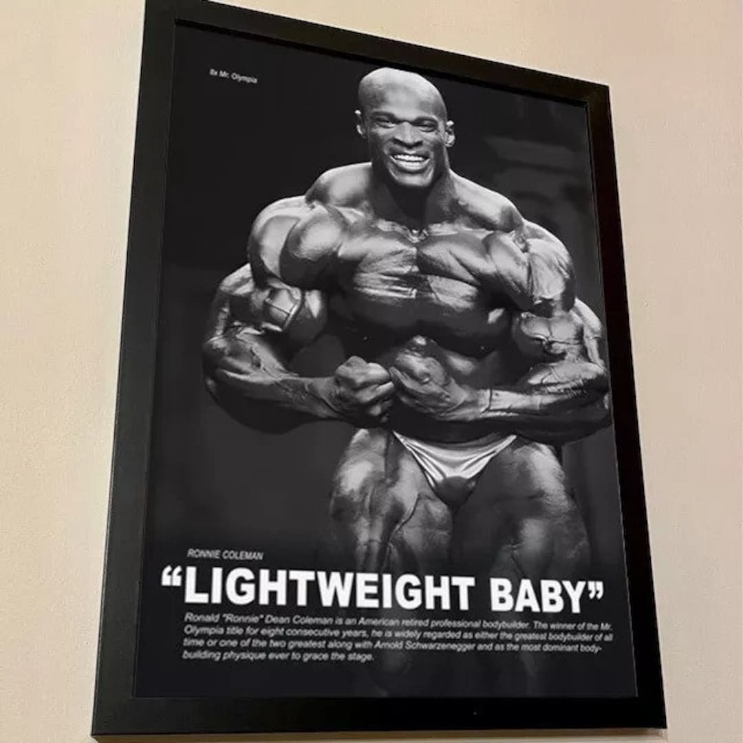 Ronnie Coleman, Lightweight Baby Poster Bodybuilder Mr. Olympia Gym ...