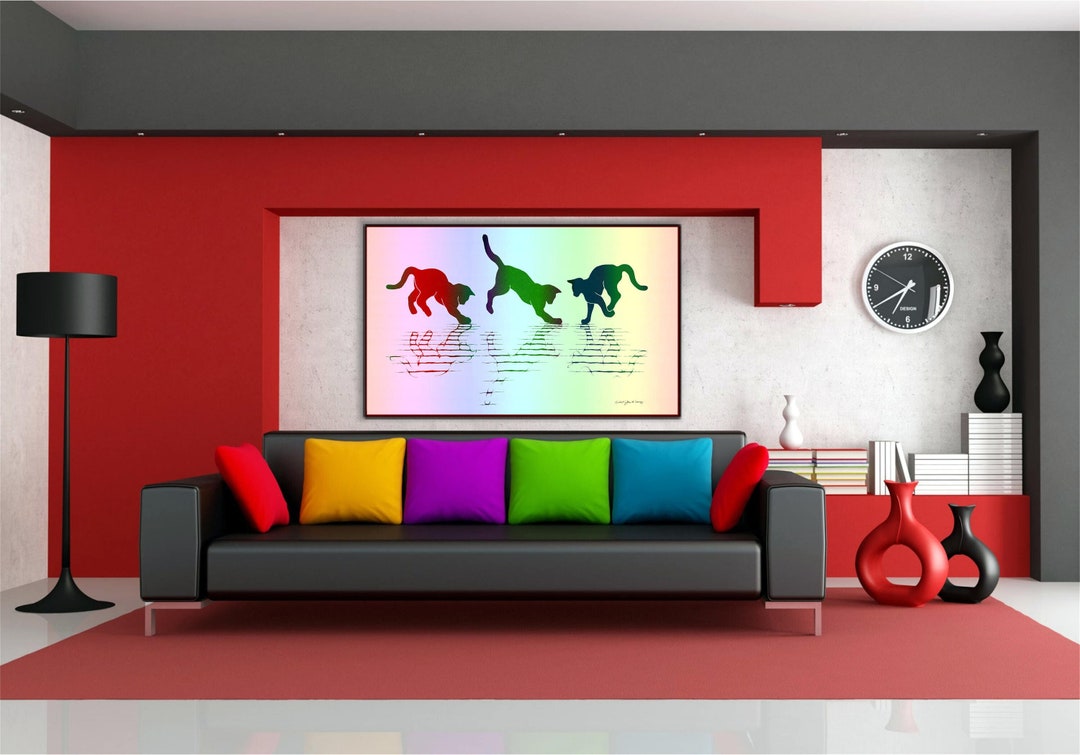 Coool Cats Cats, Black Cats, Original Cat Art, Kitten, Cat Designs ...