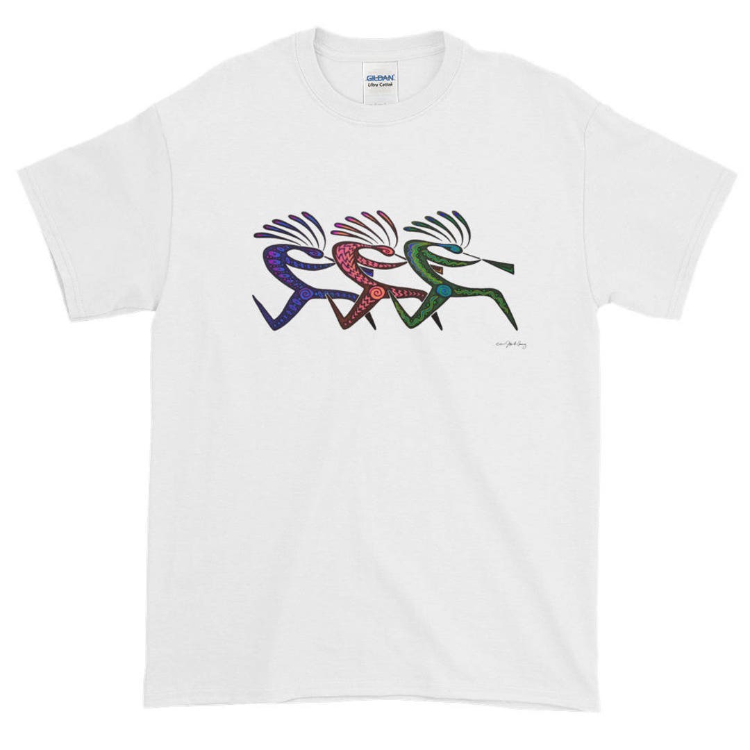 Hopi Art, Indian Art, Southwestern Art, Coool Cats RUNNING KOKOPELLI ...