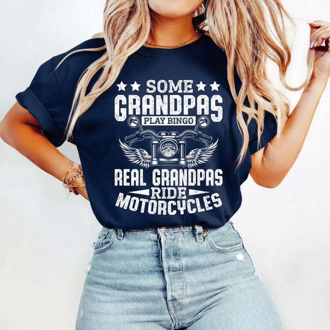 Grandpa Motorcycle PNG, Biker Grandpa Svg, Funny Grandpa Riding Design ...