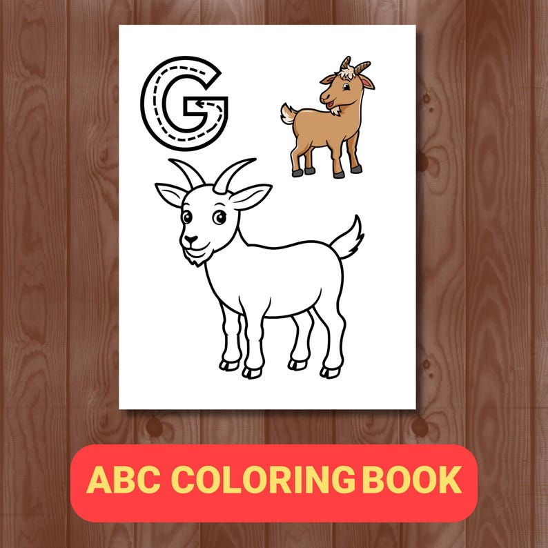 ABC Coloring Pages for Kids Printable Digital Instant Download - Etsy