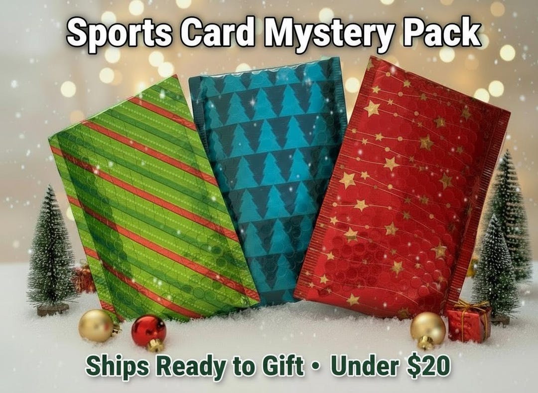 Sports Card Mystery Pack, Football Cards, Numbered Cards, Inserts ...