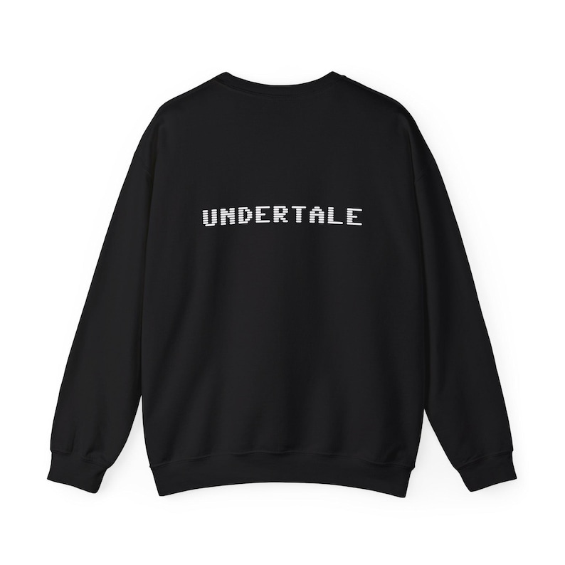 Undertale Flowey Fight Act Item Mercy Sweatshirt Front Back Gamer Gift ...