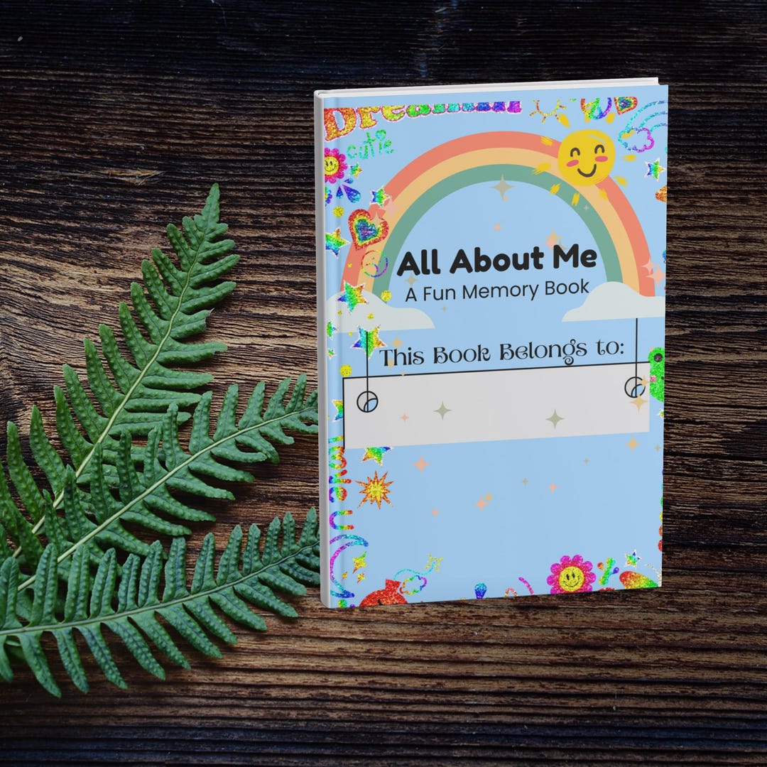 Kids All About Me Journal, Fun Fill-in Memory Book (PDF Download) - Etsy