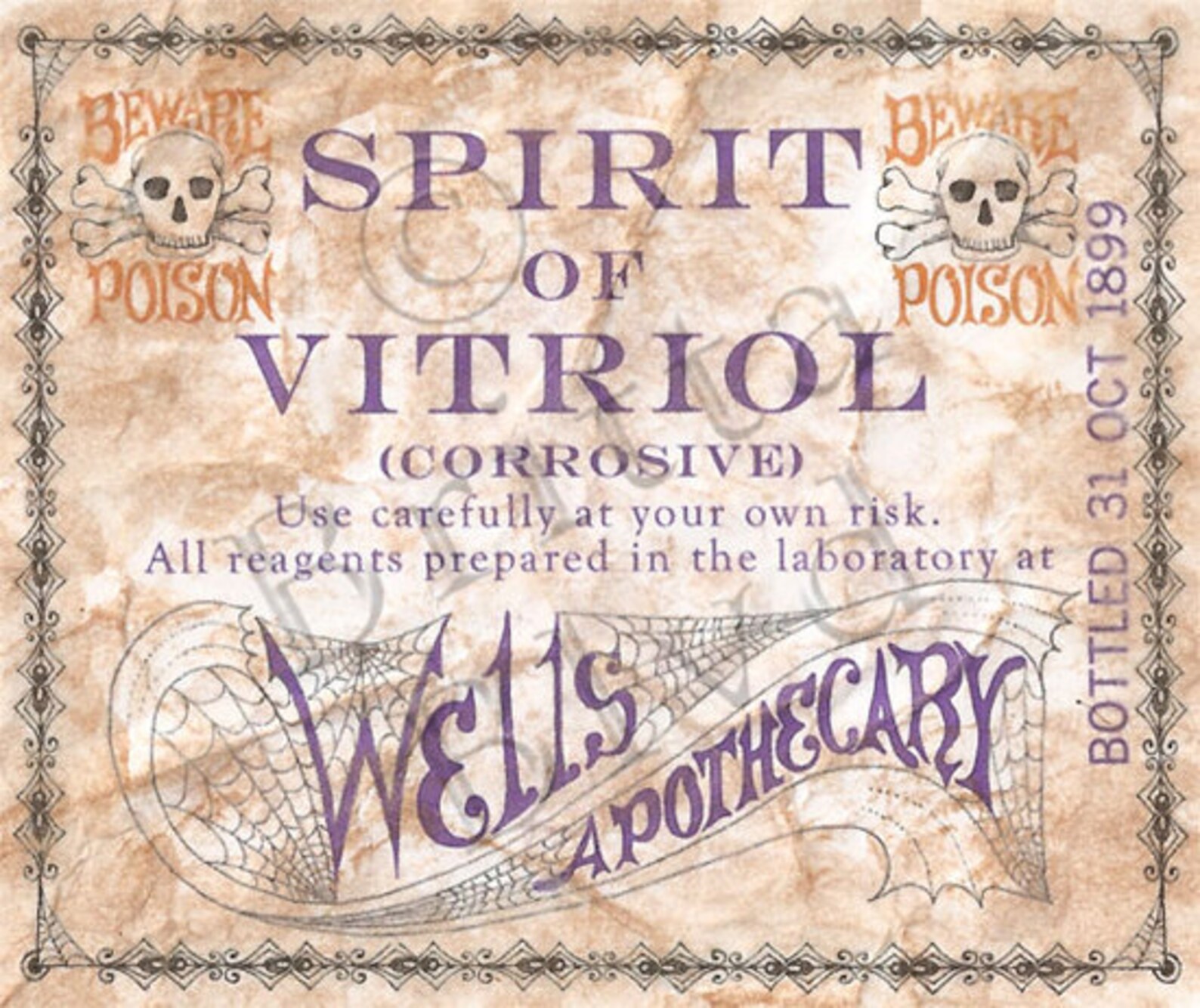 Precut Apothecary Alchemy Bottle Labels 2 - Etsy