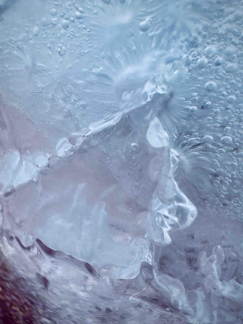 Ice Space – Abstract Ice Macro Photography • Frozen Nebula Texture ...