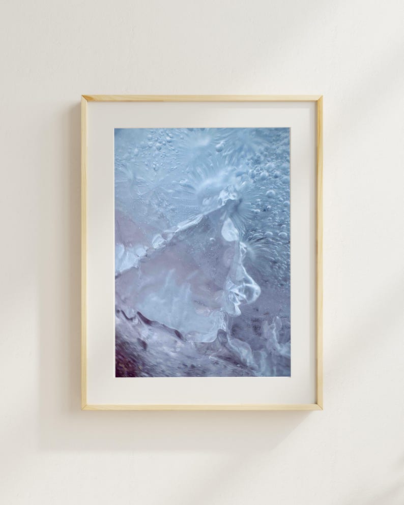 Ice Space – Abstract Ice Macro Photography • Frozen Nebula Texture ...