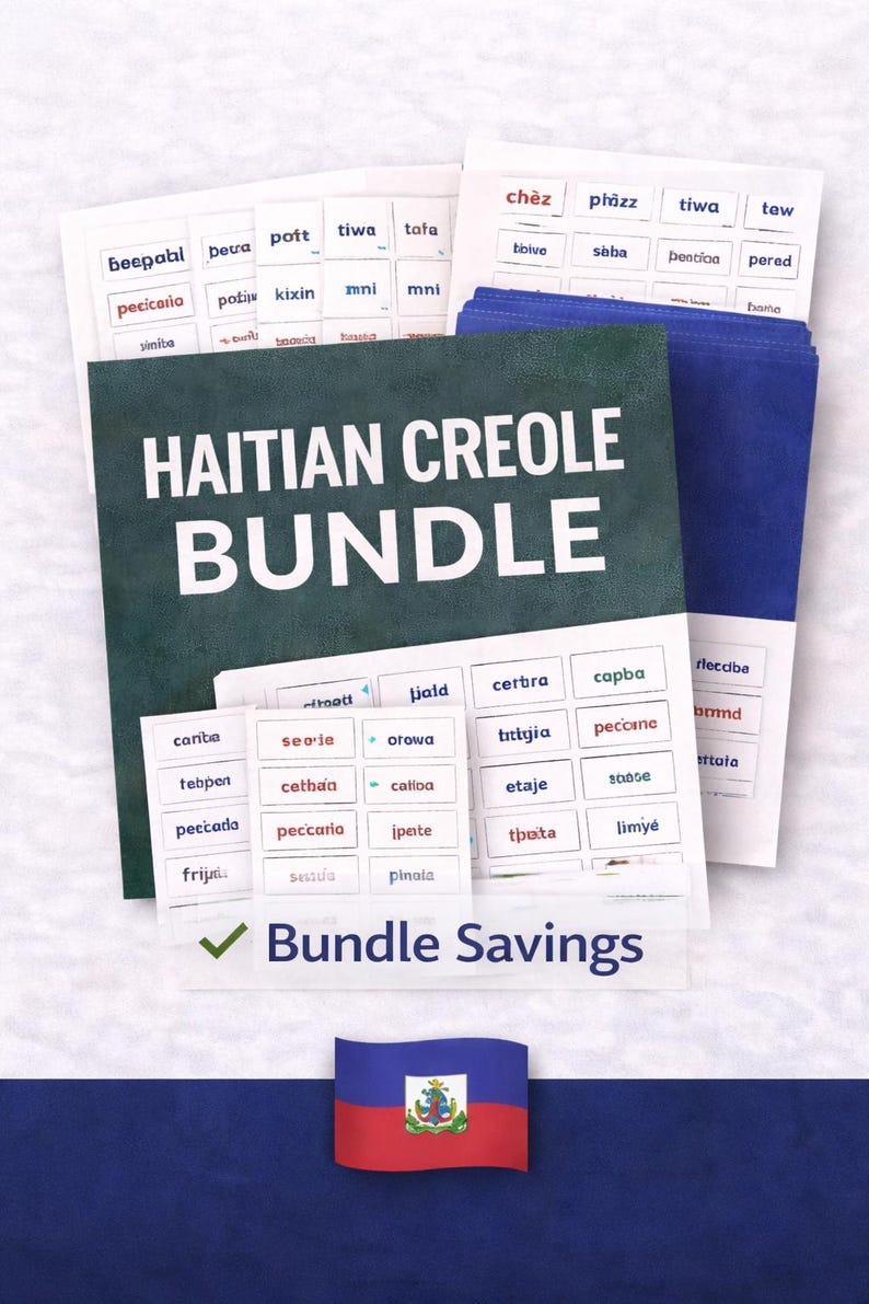 Haitian Creole Home Learning Bundle Printable | Household Labels ...