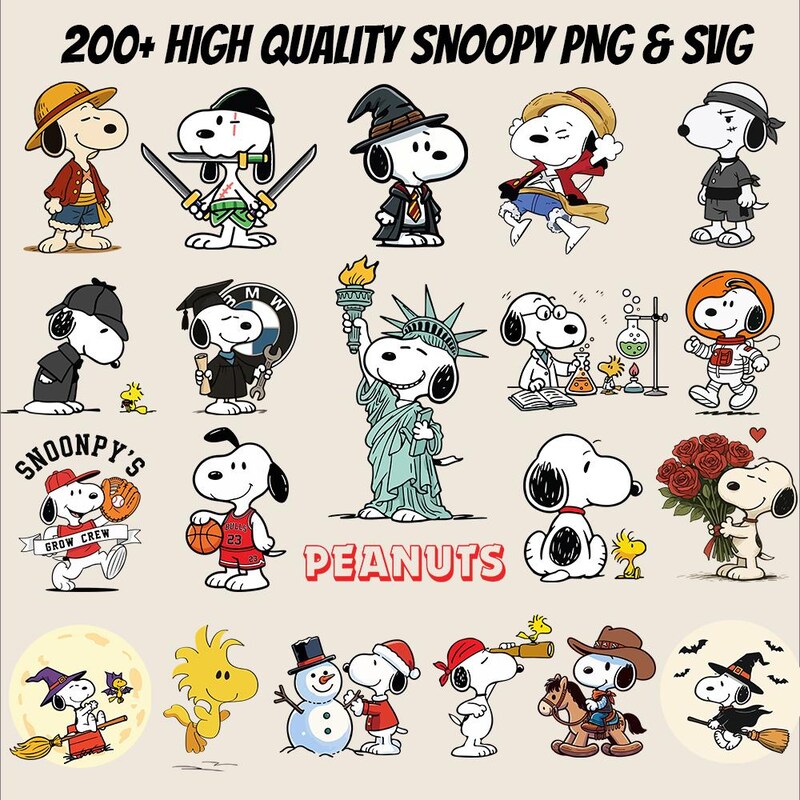 Snoopy Svg Cricut - Etsy