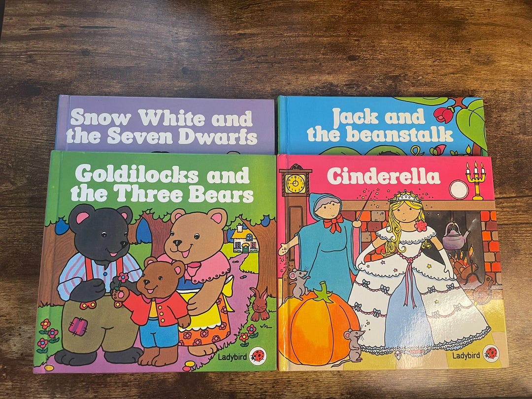 Vintage Ladybird Books Set of 4 | Classic Fairy Tales | 1980s ...