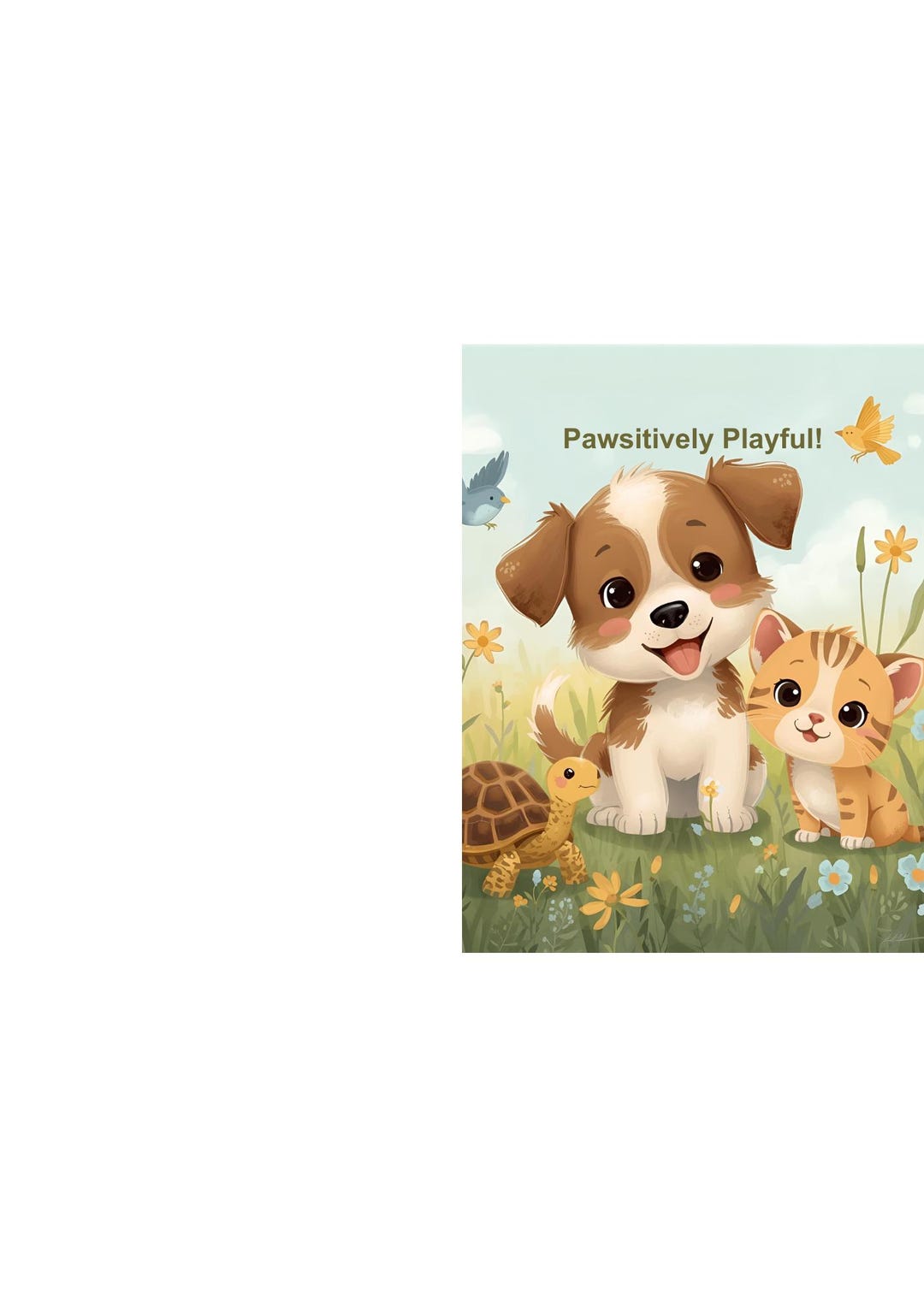 Pawsitively Playful! | Gentle Coloring Book for Kids | Puppy Coloring ...