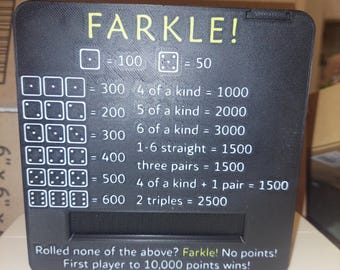 Farkle Dice Game - Etsy
