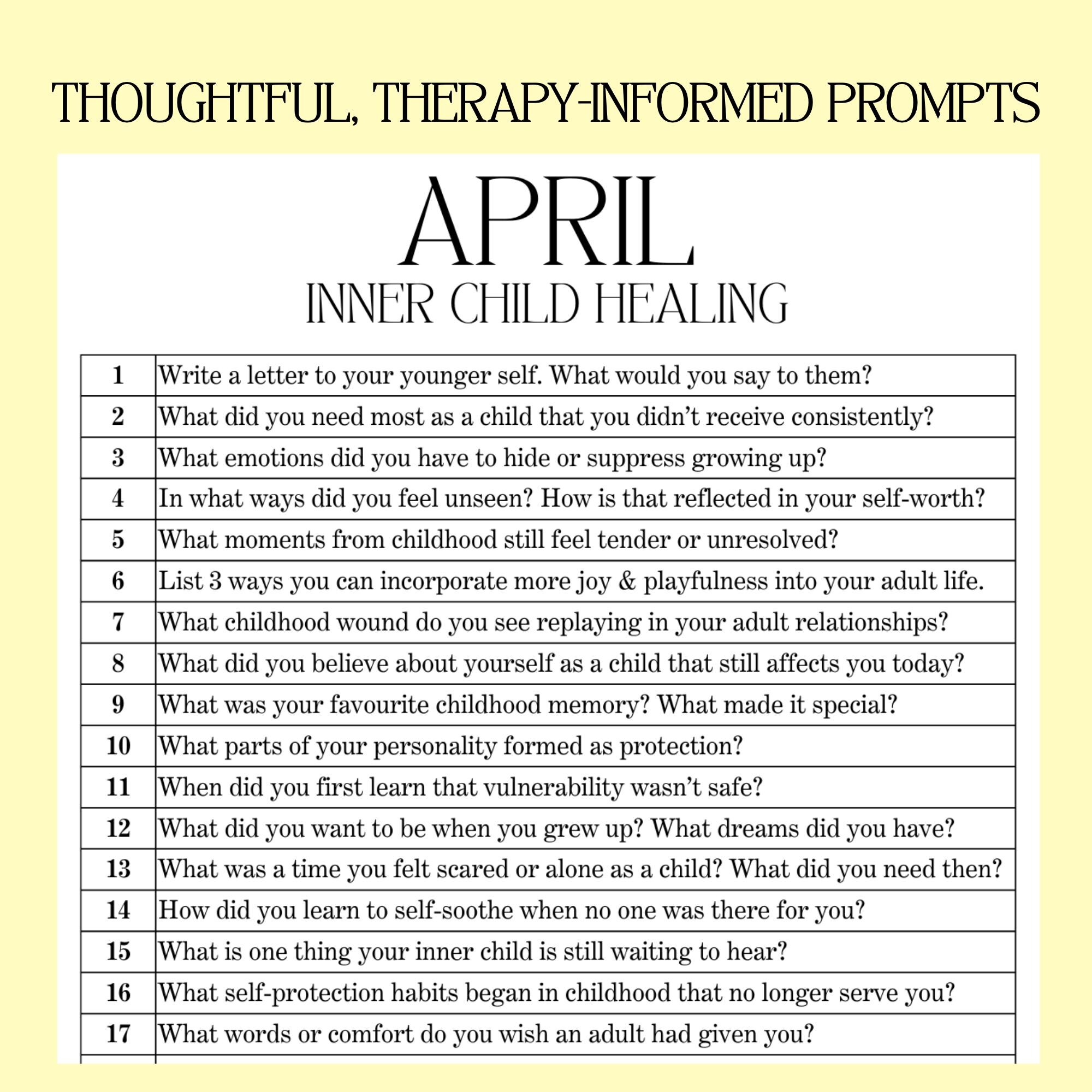 365 Daily Journal Prompts | Guided Self Discovery | Mental Health ...