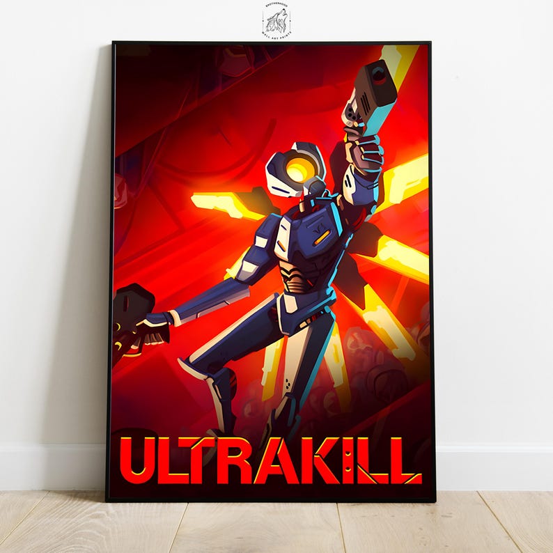 Ultrakill Poster – Gaming Wall Art, Retro Game Home Decor - Etsy