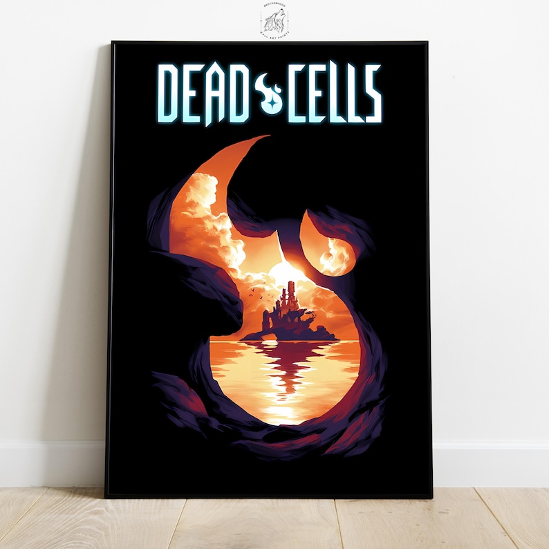 Dead Cells Map Poster – Metroidvania Game Wall Art, Gaming Wall Decor ...