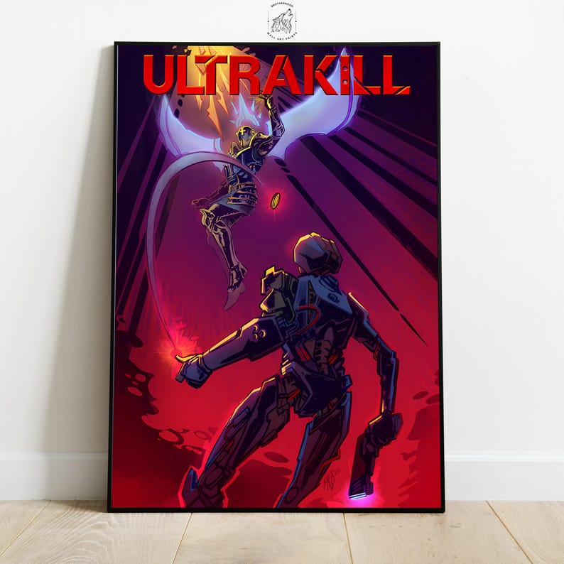 Ultrakill Poster – Gaming Wall Art, Retro Game Home Decor - Etsy