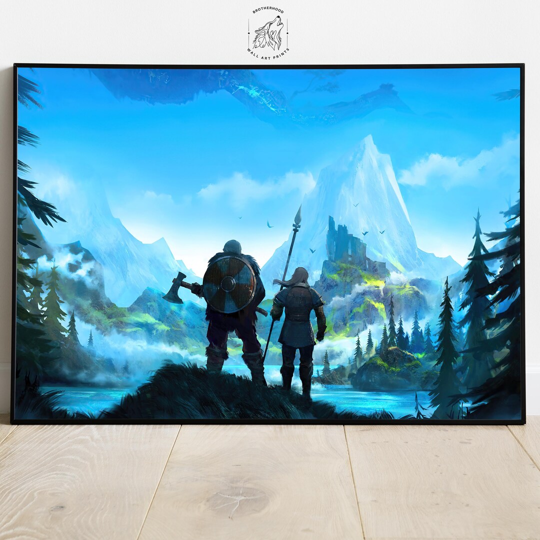 Valheim Poster | Survival Game Wall Art for Gaming Room Decor - Etsy