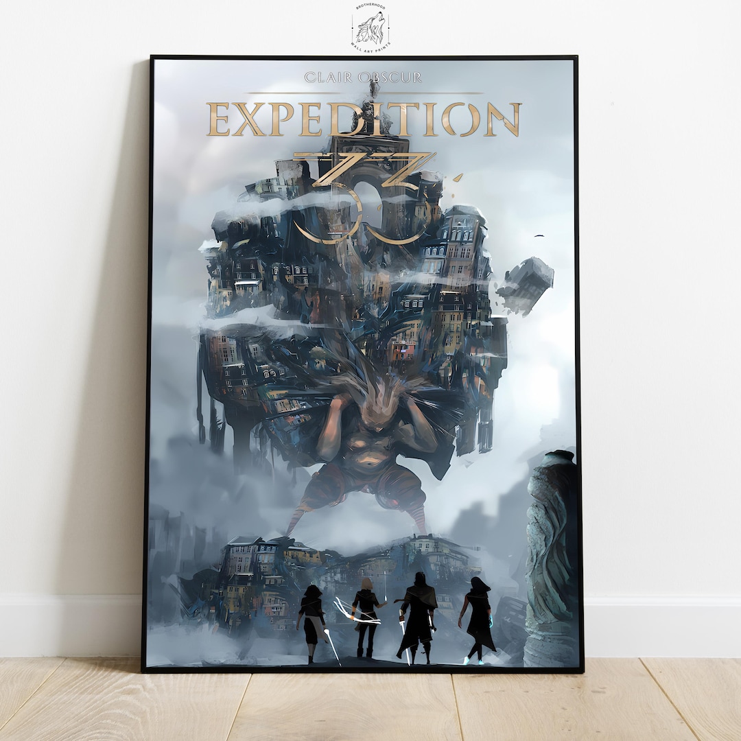 Clair Obscur Expedition 33 Poster | Game Wall Art Print | Gaming Room ...