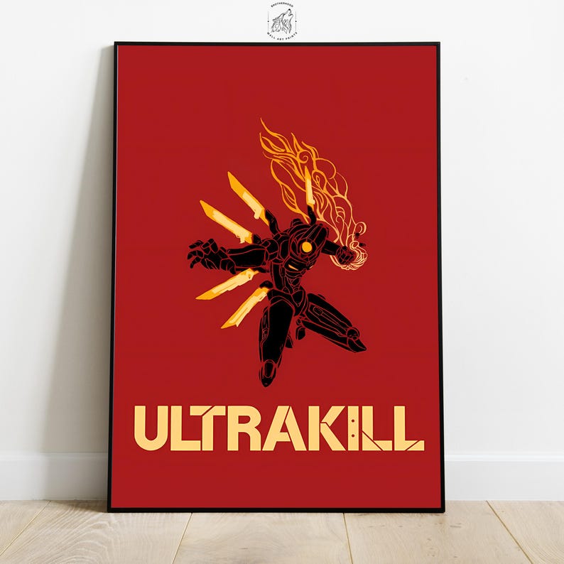 Ultrakill Poster – Gaming Wall Art, Retro Game Home Decor - Etsy