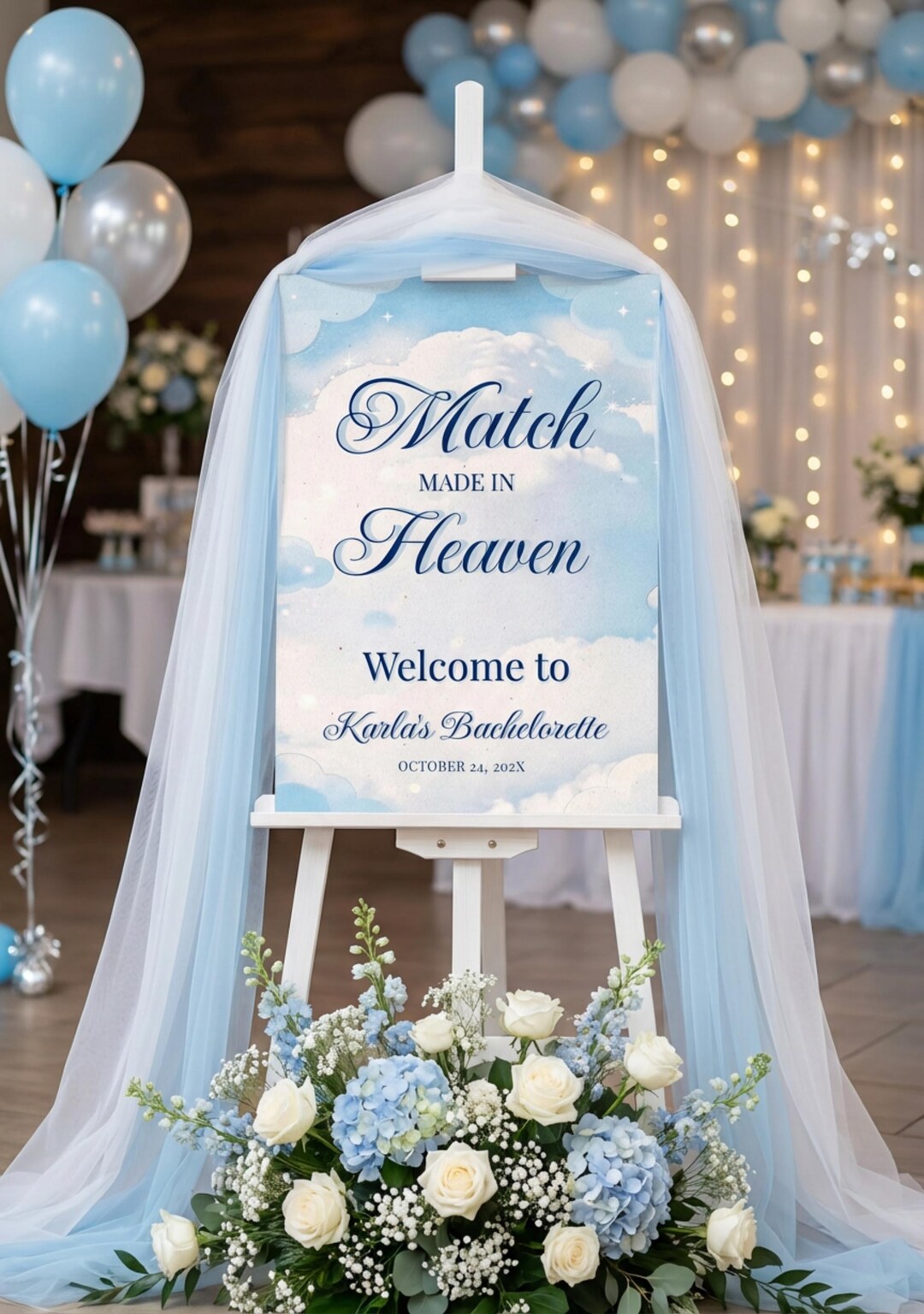 Match Made in Heaven Bachelorette Bundle | Editable Bridal Party Games ...