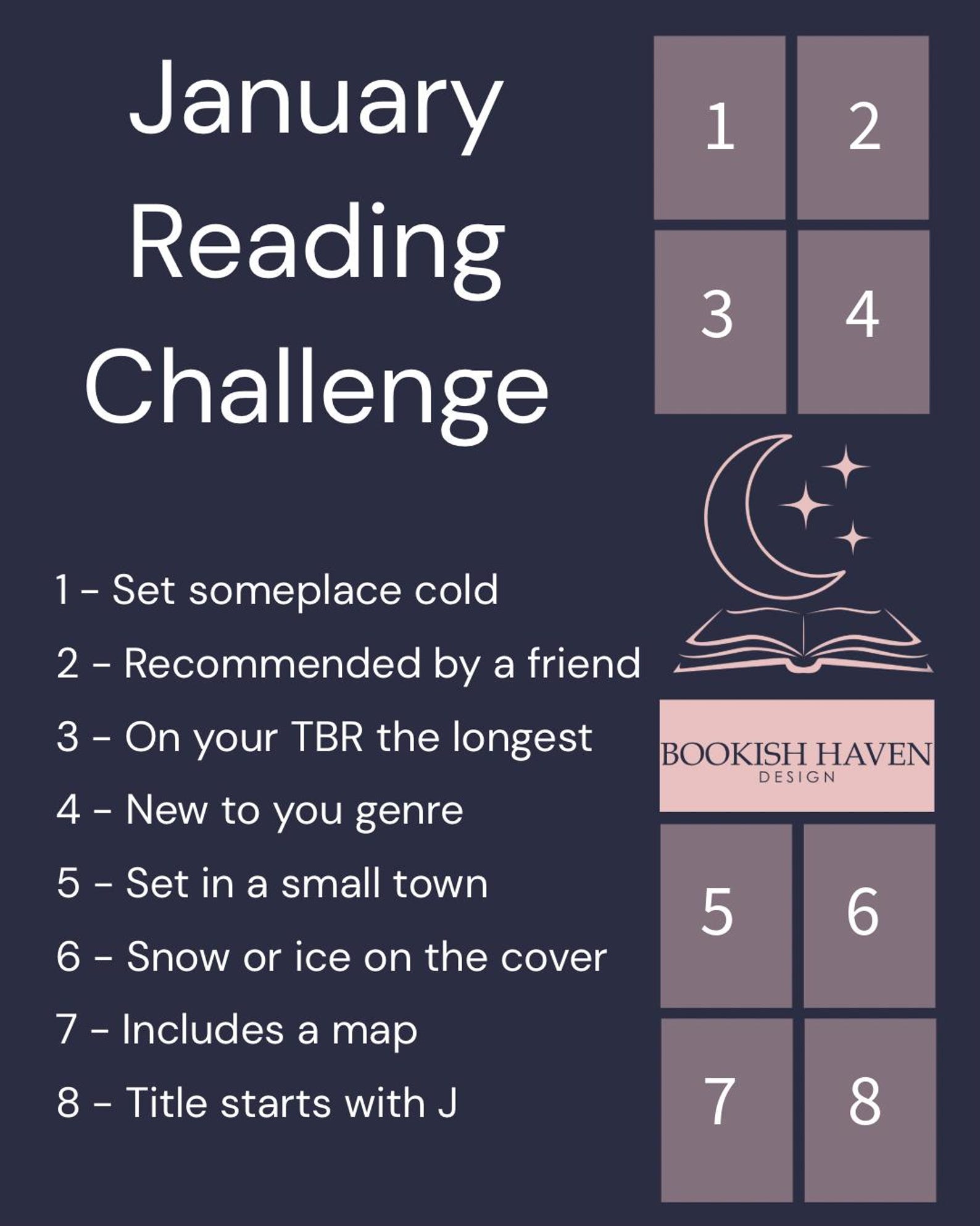 January Reading Challenge Printable | Winter Reading Challenge ...