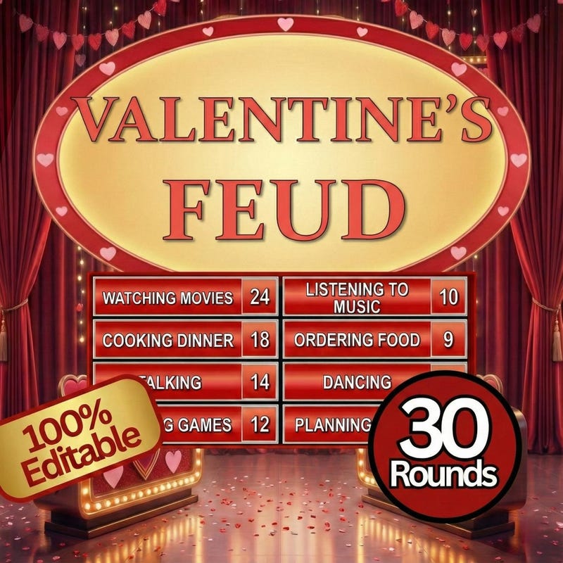 Valentines Day Feud - Etsy