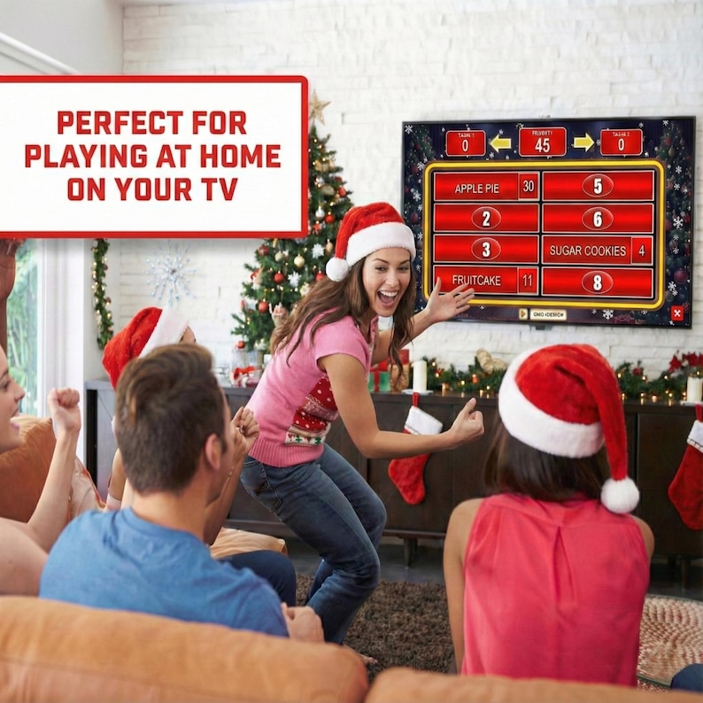 Christmas Feud Game, Holiday Family Feud Style Game, Fun Christmas ...