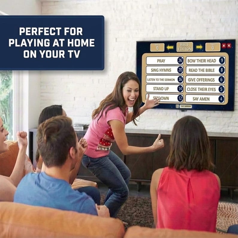 Feud Bible Edition | Church Group Game | Christian Family Feud Style ...